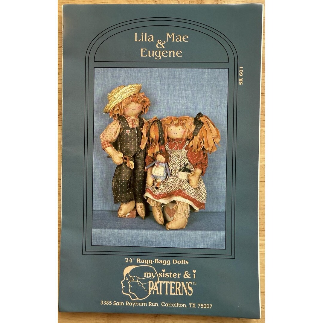 1990 My Sister & I Patterns - "lila Mae Eugene" Pattern UC SR 601 - Etsy