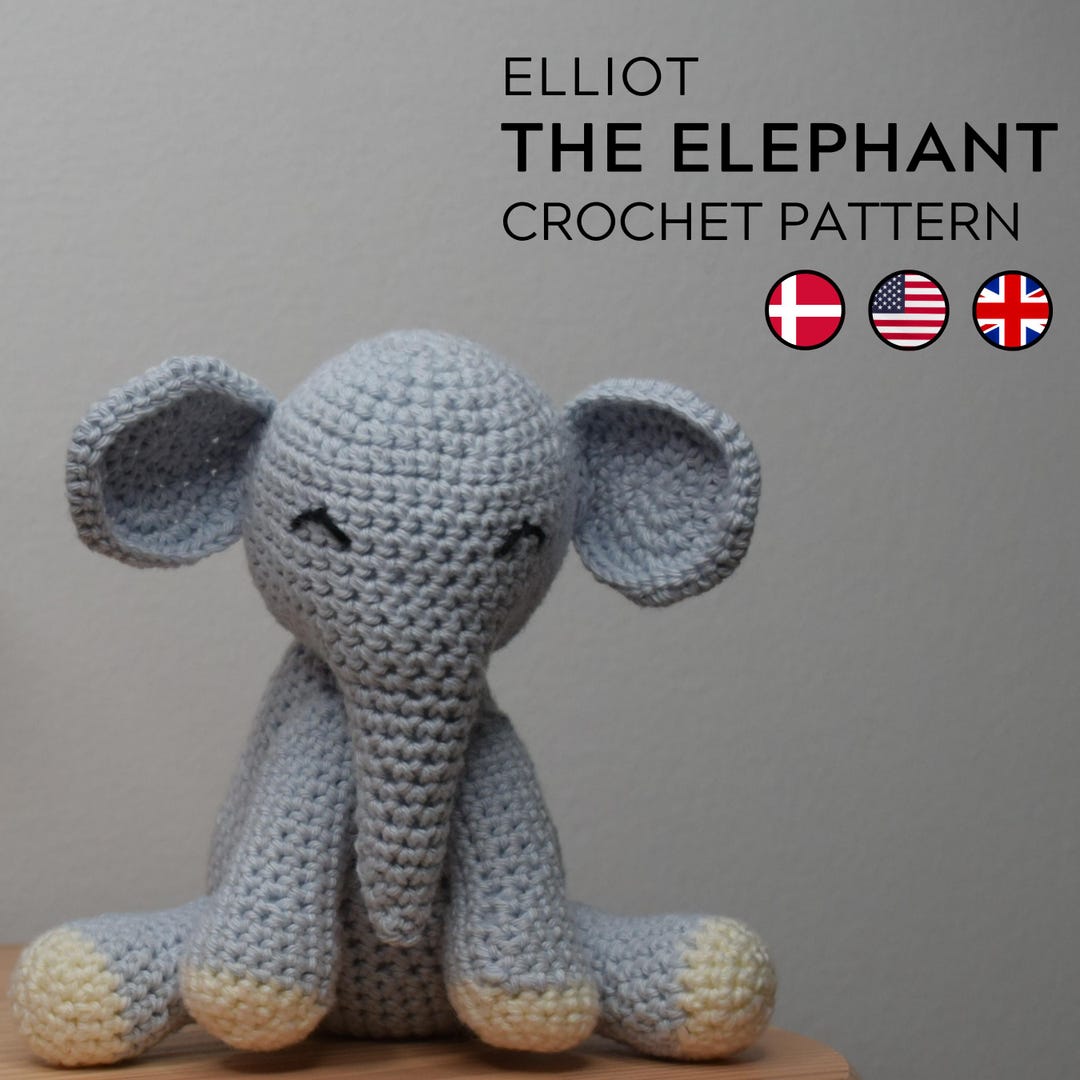 Easy Crochet Elephant | Beginner Friendly Amigurumi Crochet Pattern ...
