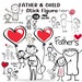 Stick Figures Svg Bundle, Stick Figure Png, Stick Father and Child ...