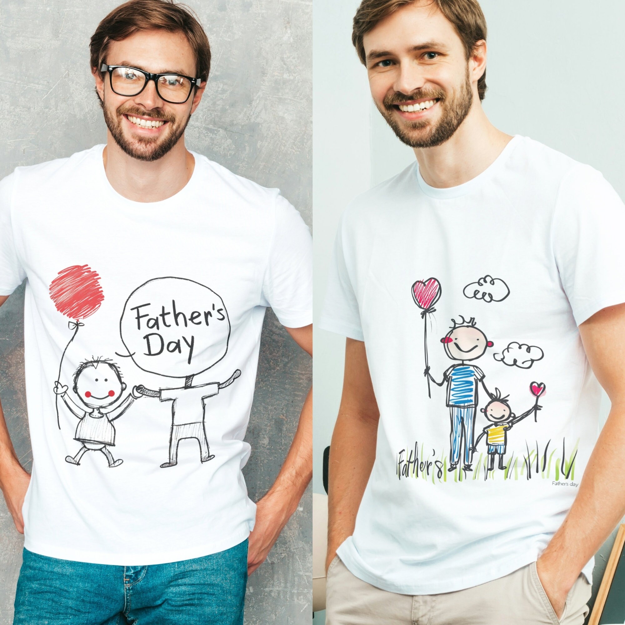 Stick Figures Svg Bundle, Stick Figure Png, Stick Father and Child ...