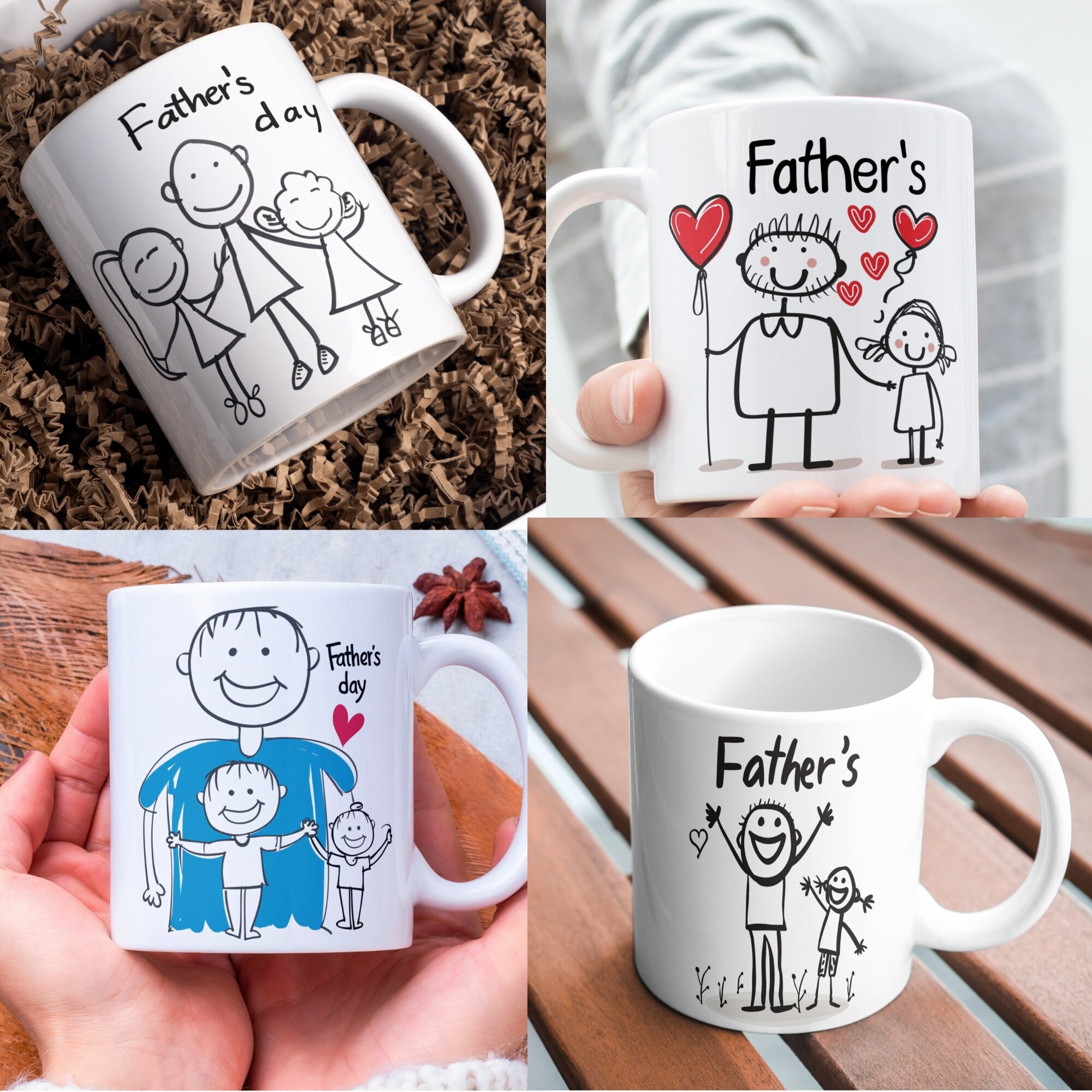 Stick Figures Svg Bundle, Stick Figure Png, Stick Father and Child ...