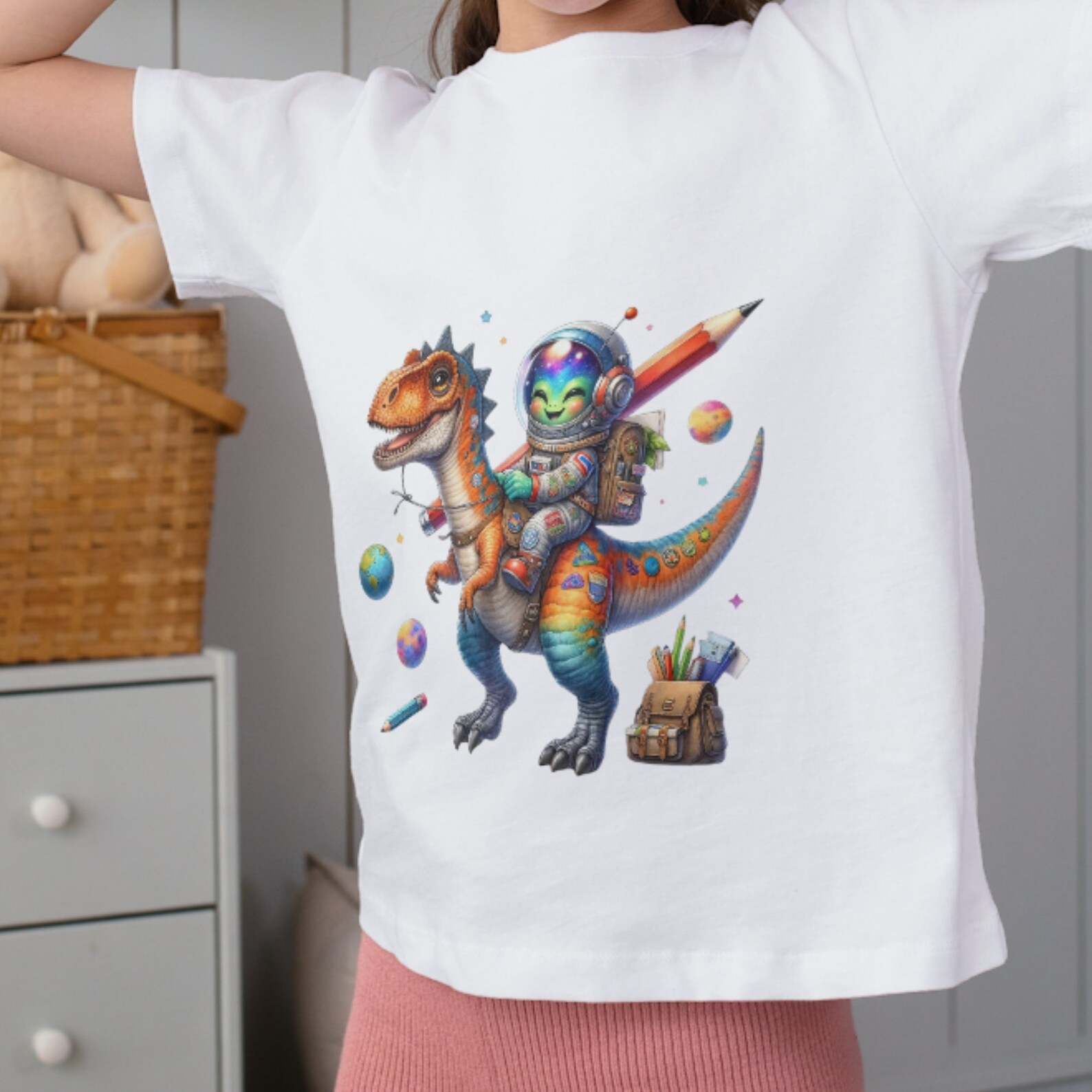 Watercolor Alien Student PNG, Back to School Clipart, Cute Aliens ...