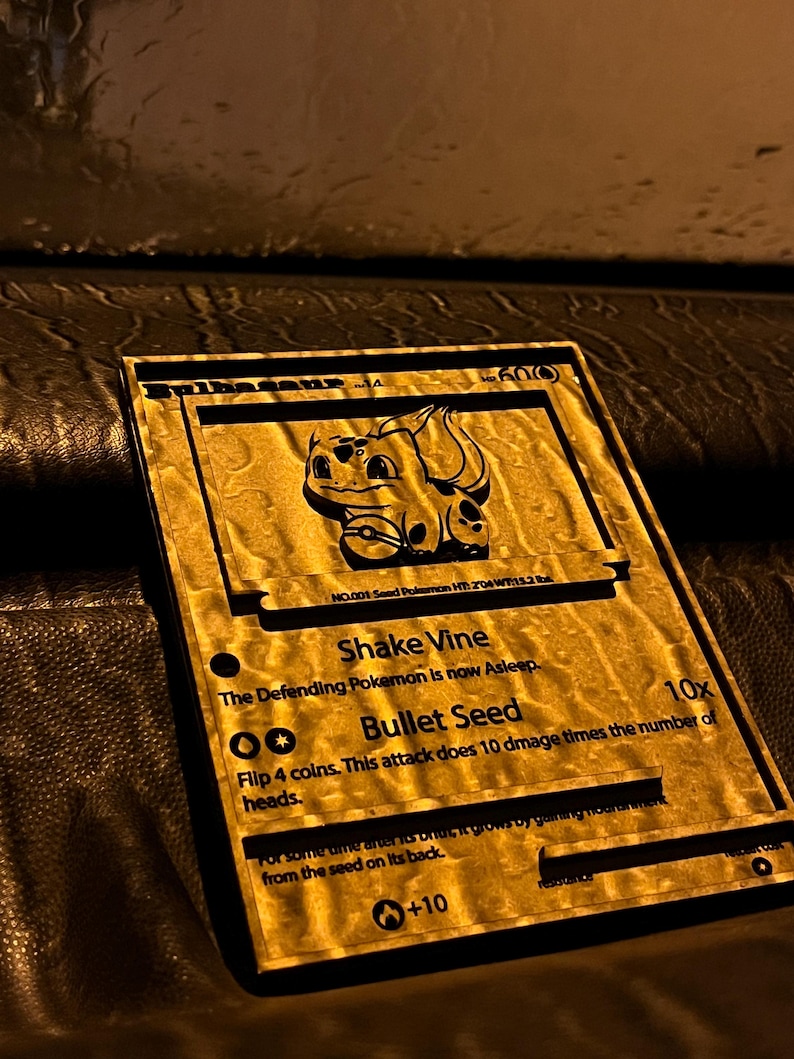 Bulbasaur Card Digital, Cricut Svg, Cut File Svg, Bulbasaur Dxf ...