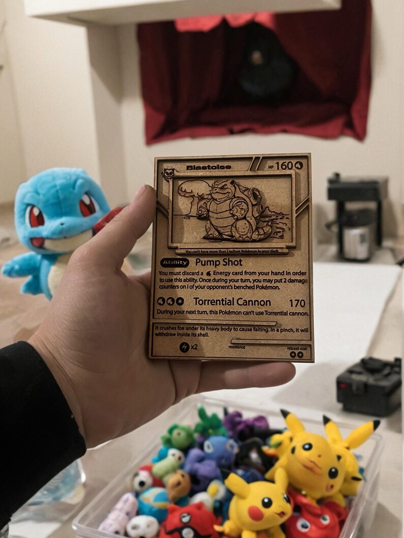 Blastoise Card Digital, Cricut Svg, Cut File Svg, Blastoise Dxf ...