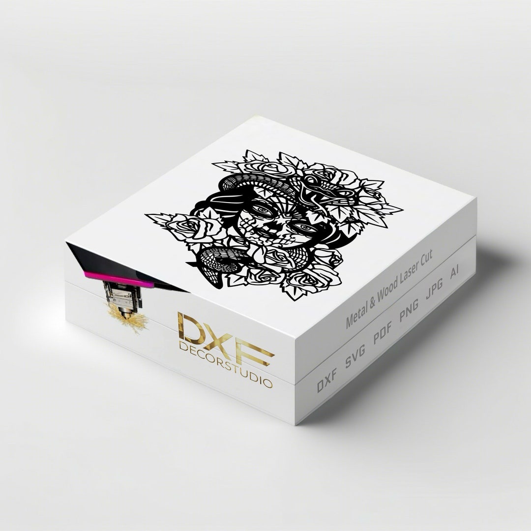 Medusa DXF,SVG,PNG, Medusa Head Svg, Medusa Cut File for Cricut, Medusa ...