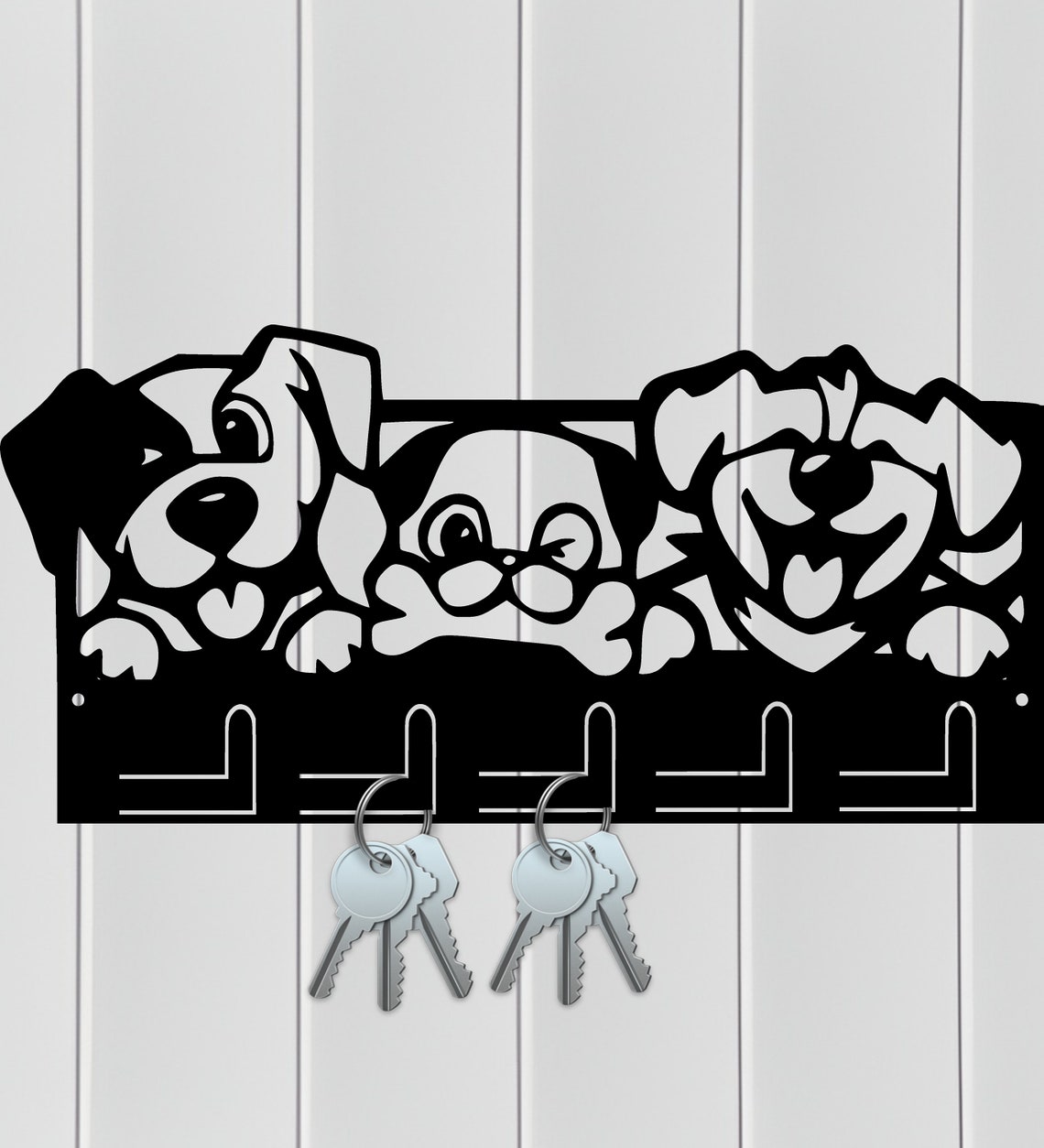 Dog Key Holder Svg Cut Files / Dxf Files for Plasma/metal Key Hanger ...