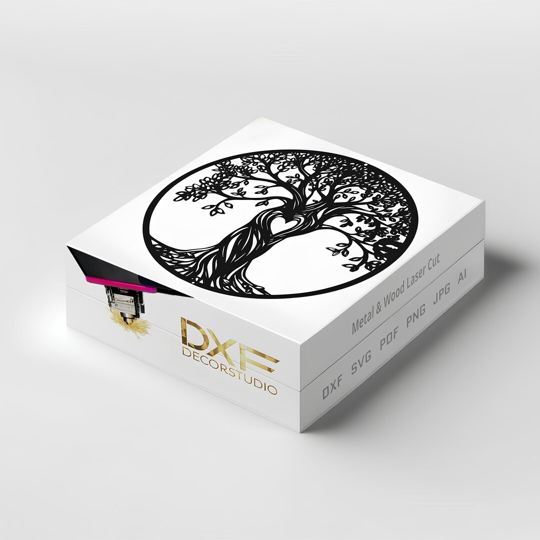 Love Tree : Vector Files, for Laser Cut, Cnc, Digital Files Pdf, Dxf ...