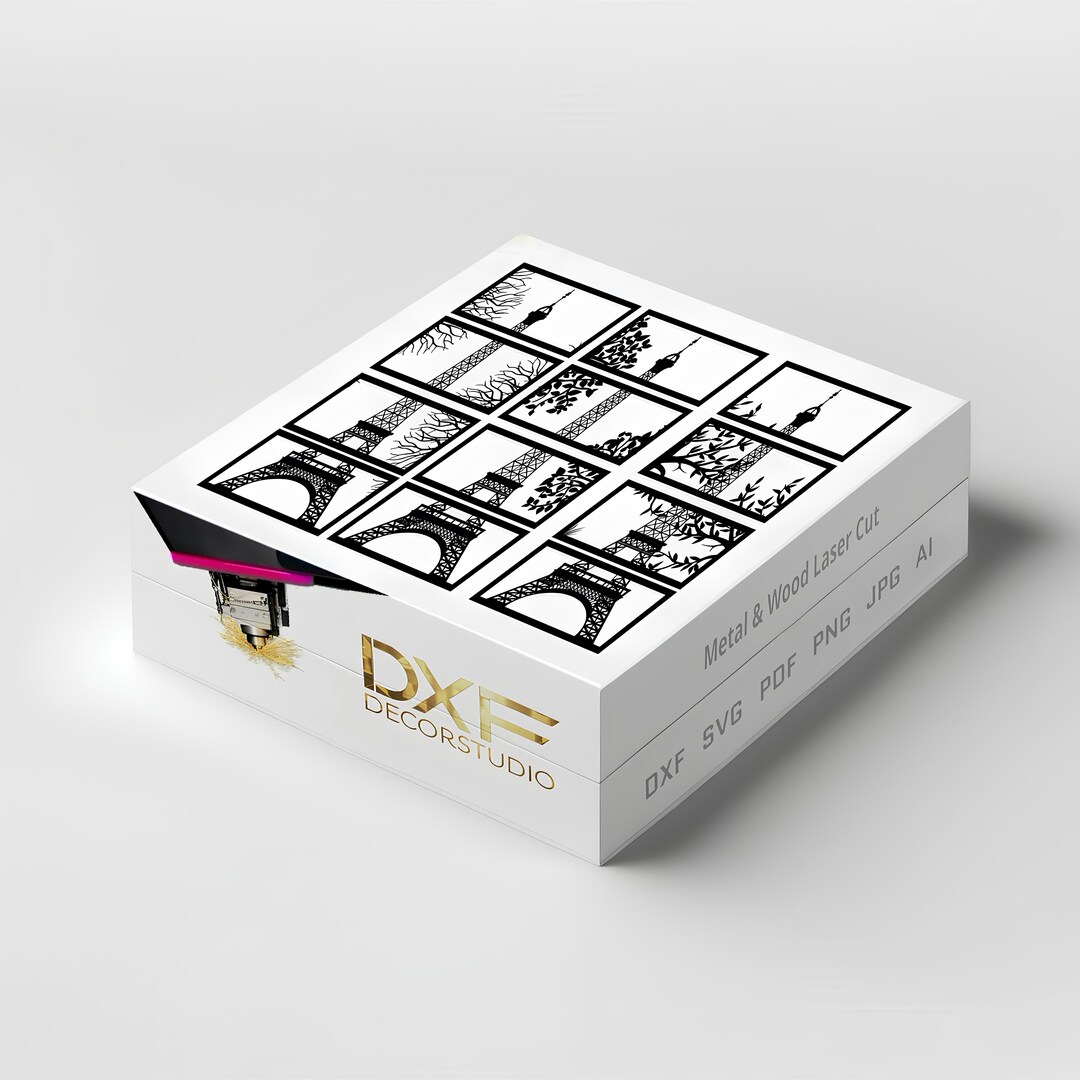 Enchanting Paris: DXF Designs Inspired by the City of Lights - Etsy