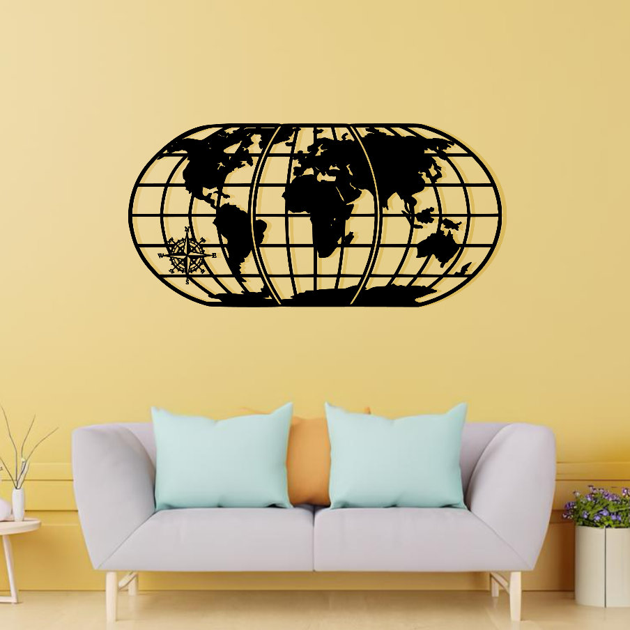 World SVG,DXF, Easy Laser Cutting, World Map SVG World Map Cricut Globe ...