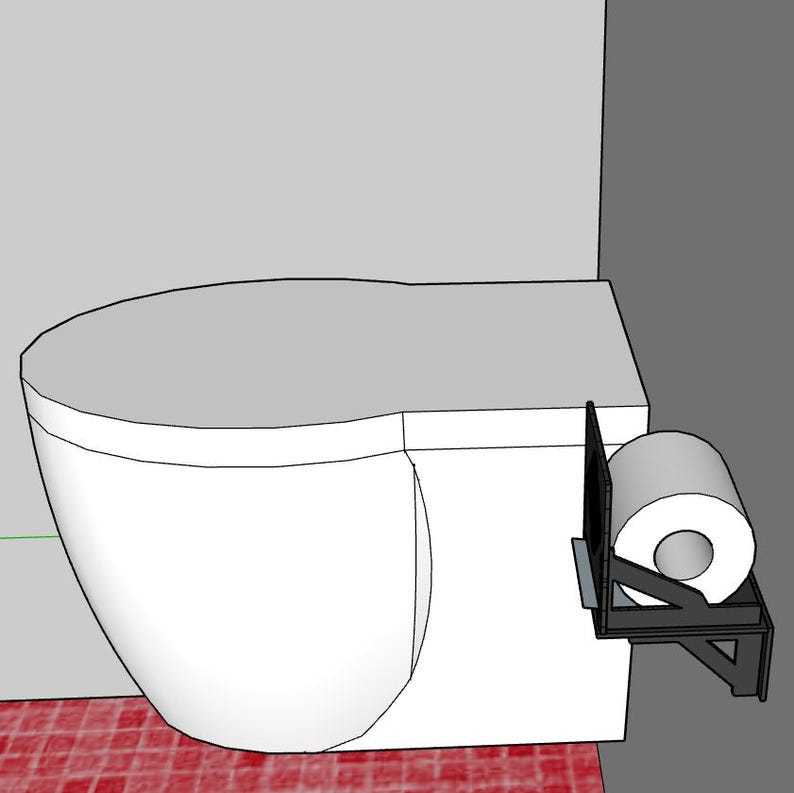 Toilet Paper Holder Laser Cut Files Dxf, Svg, Ai, Pdf, Eps, Cnc, Laser ...