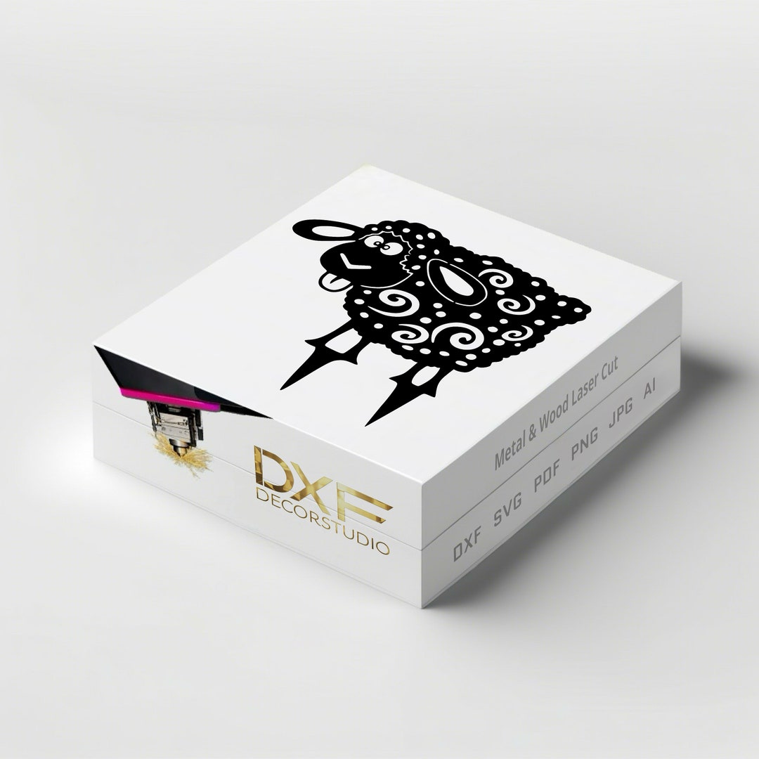 Sheep Garden Stake Dxf, Dwg, Jpg, Ai, Pdf, Svg Garden Decor Vector SVG ...