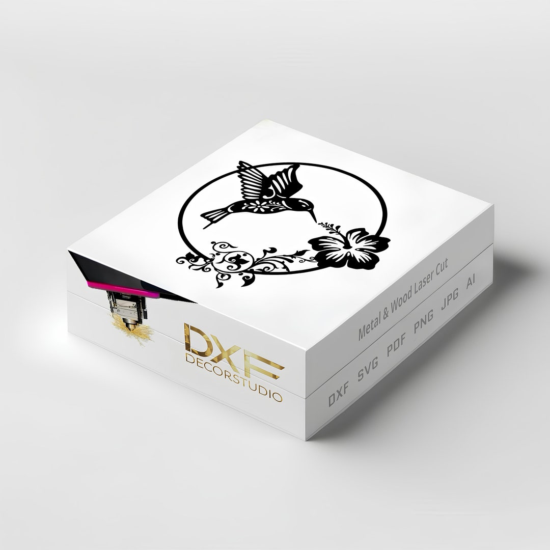 Hummingbird: Dxf File, Hummingbird, Bird Dxf, Dxf, Svg, Eps, Png Files ...