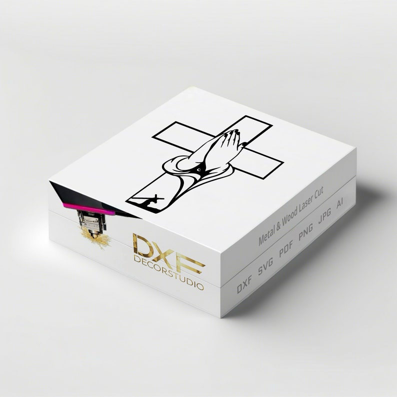 Christian Cross SVG DXF Files | Christian Cross Cut Files | Christian ...