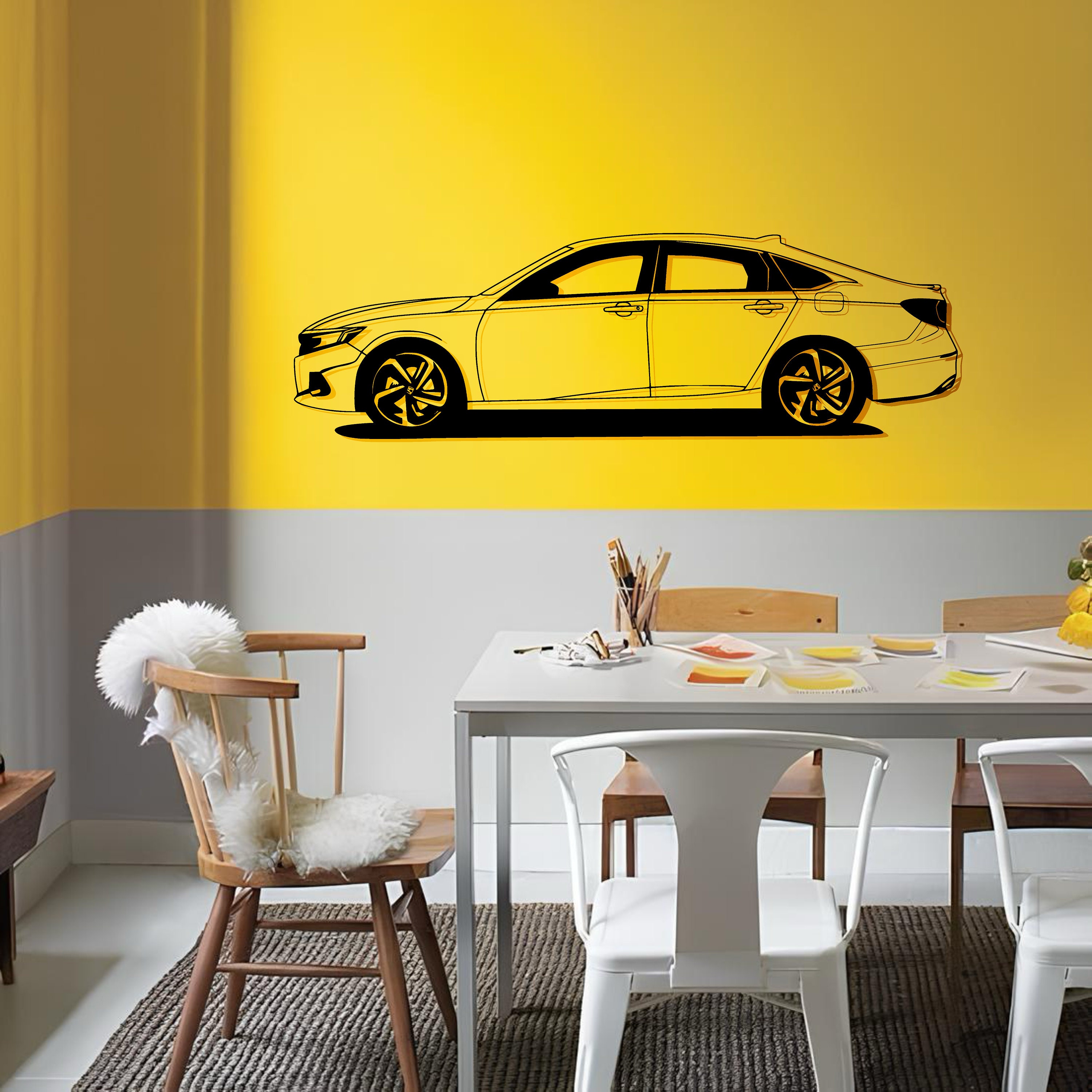 Honda Accord Dxf Files, Japan Car, Dxf, Svg, Ai, Png, Laser Cut, Plasma ...