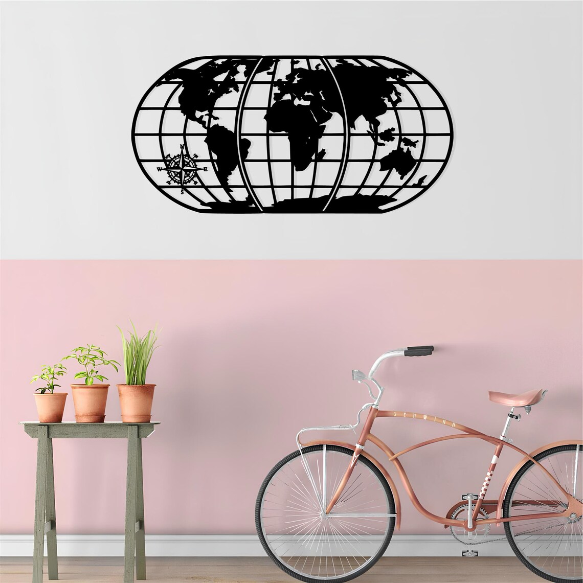World SVG,DXF, Easy Laser Cutting, World Map SVG World Map Cricut Globe ...
