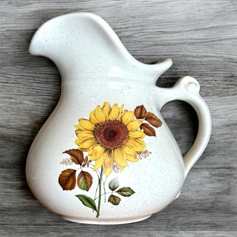 Sunflower Pitcher - Etsy
