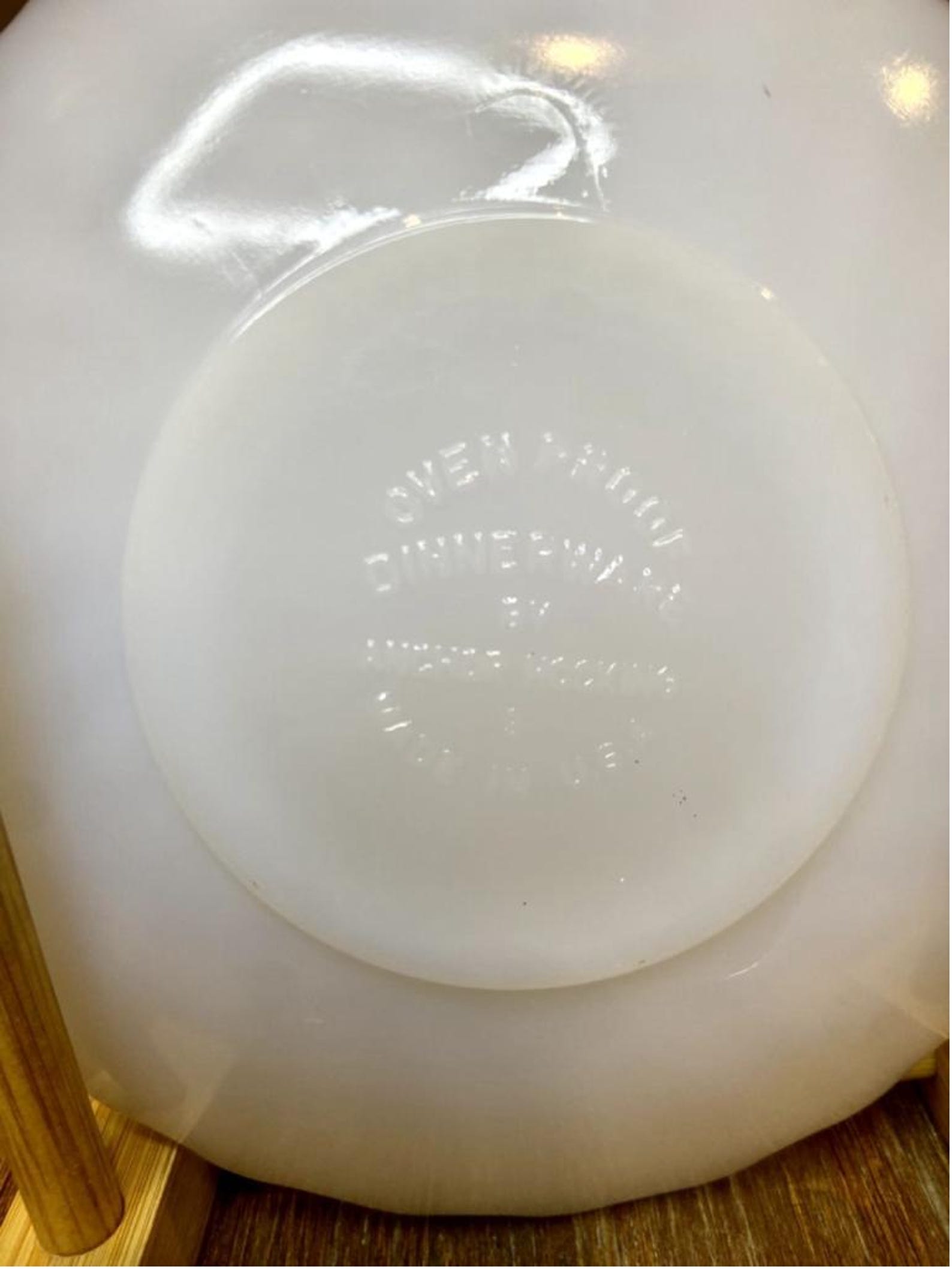 VTG 6 Saucers and 2 Small Bowls. Brands: Pope Gosser, Anchor Hocking ...