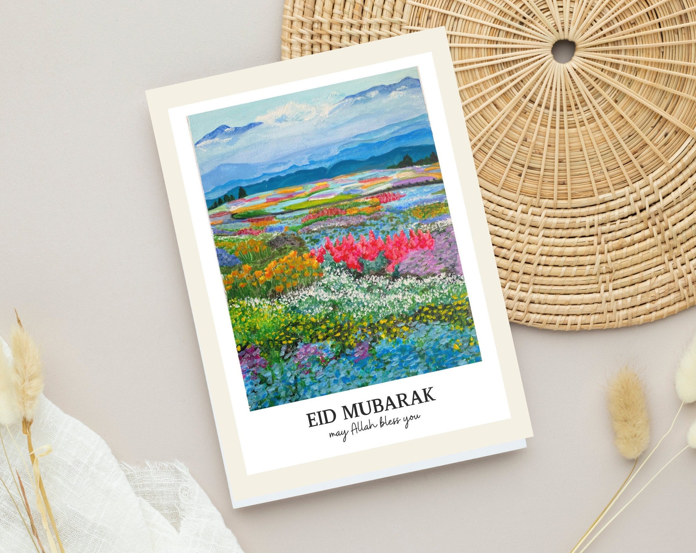 Eid Mubarak Greeting Card Eid Mubarak Card Happy Eid Cards Eid Cards ...