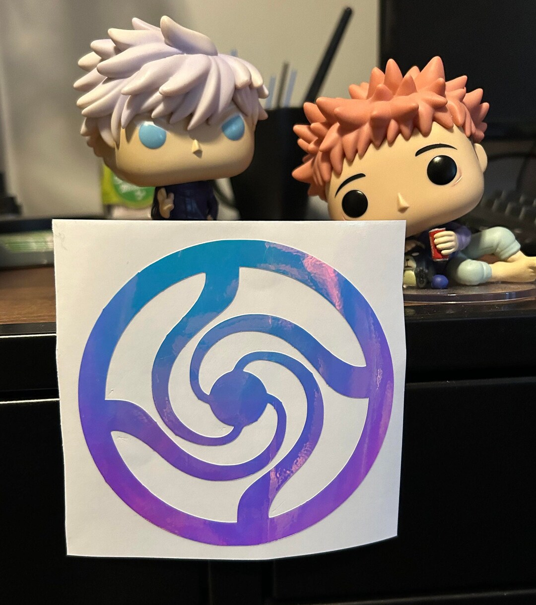Jujutsu Kaisen Decal. Button Design - Etsy