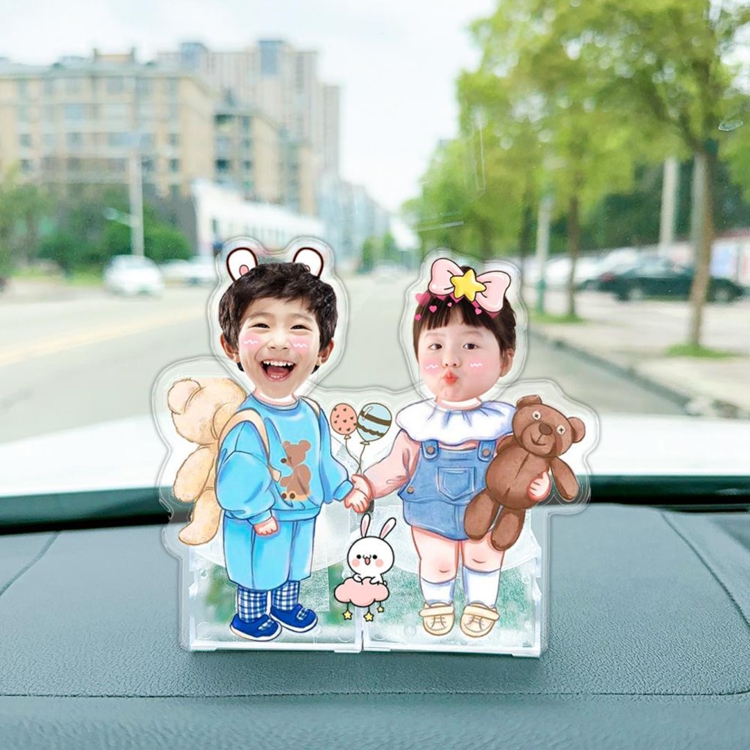 Personalized Face Shaking Head Standee, Unique Desk and Car Decorations ...