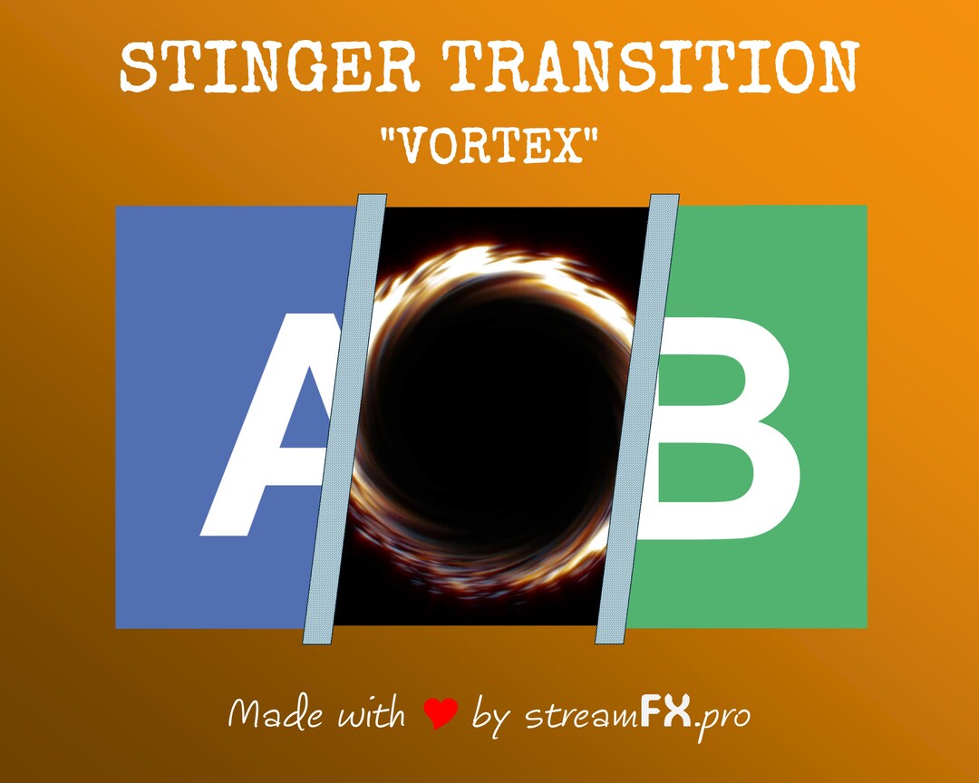Transition "vortex" | Stinger Stream Szene Transition for Twitch, Kik ...