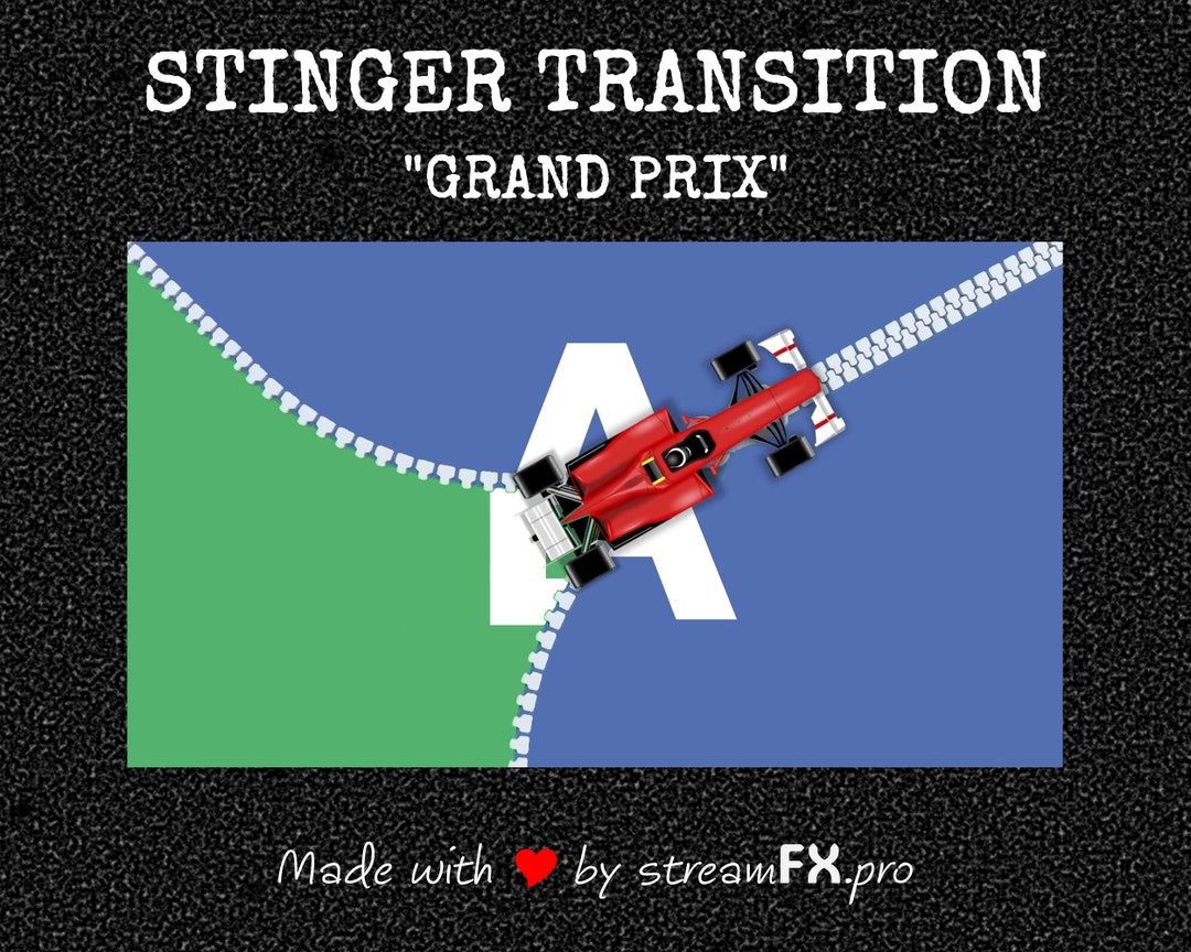 Animated Stinger Transition "grand Prix" | With Sound | Stream ...