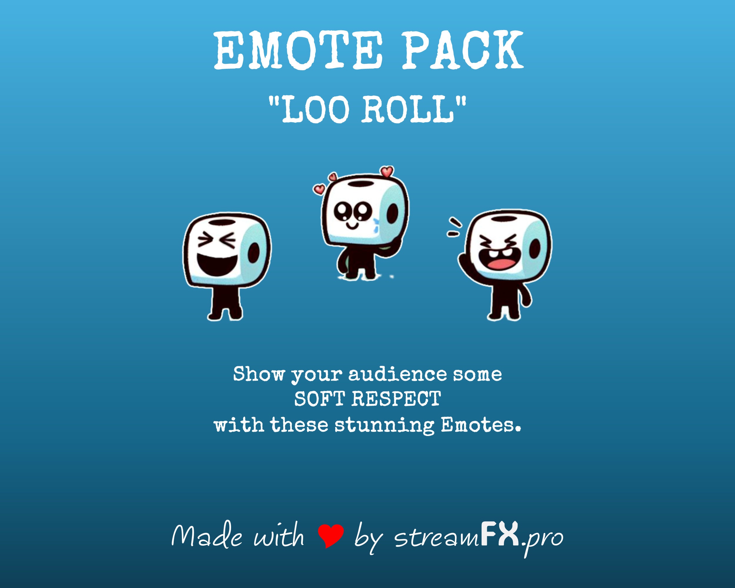 Loo Roll Emote Pack | Twitch, Discord, Tiktok (digital Download) - Etsy