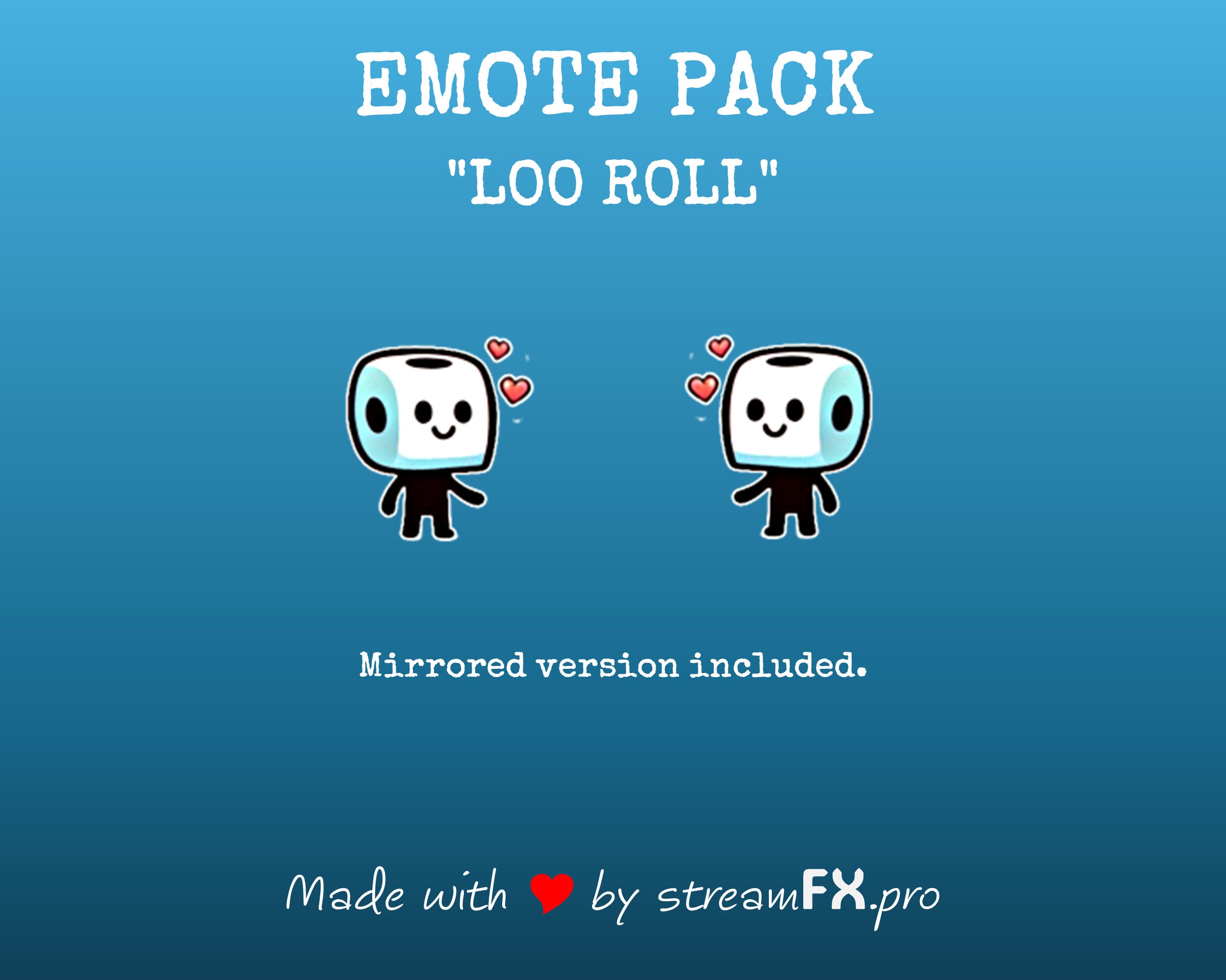 Loo Roll Emote Pack | Twitch, Discord, Tiktok (digital Download) - Etsy