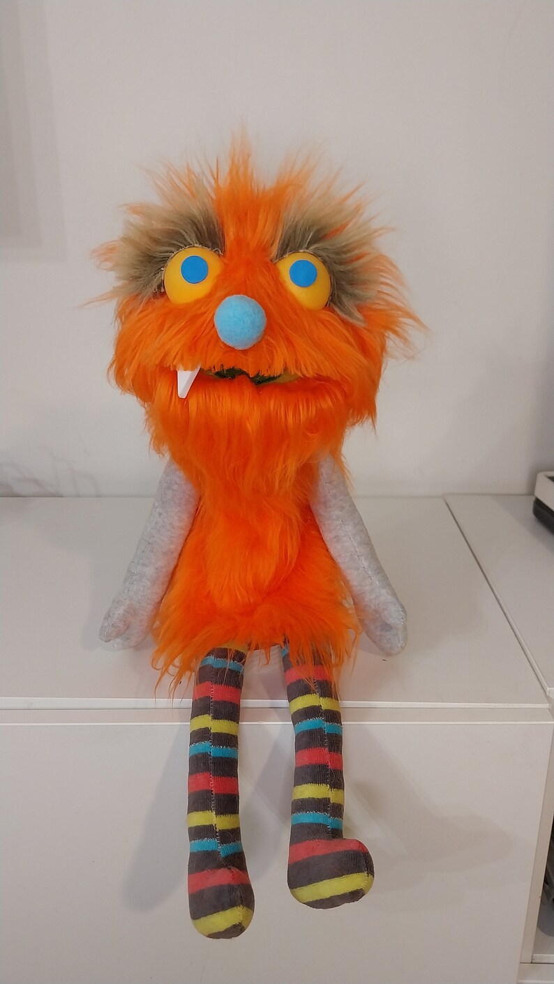 Monster Hand Puppet - Etsy