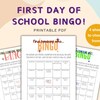 First Day of School Bingo Printable PDF, Getting to Know You Bingo PDF ...