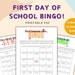 First Day of School Bingo Printable PDF, Getting to Know You Bingo PDF ...
