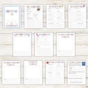 Sub Plans for Teachers Printable PDF; Sub Plans for Teachers Editable ...