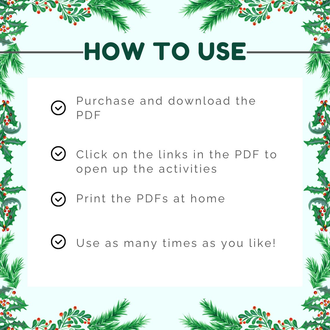 Holiday Activity Bundle PDF for Kids, Printable Christmas Activities ...
