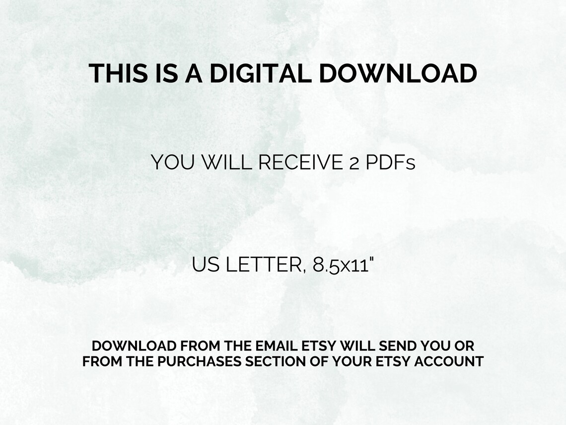 Password Tracker Printable and Fillable PDF, Fillable and Printable ...