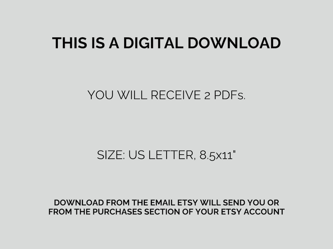 Calendar Printable and Fillable PDF, Daily Planner Printable, Weekly ...