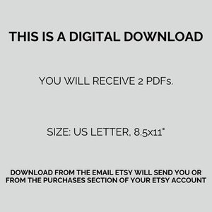 Calendar Printable and Fillable PDF, Daily Planner Printable, Weekly ...