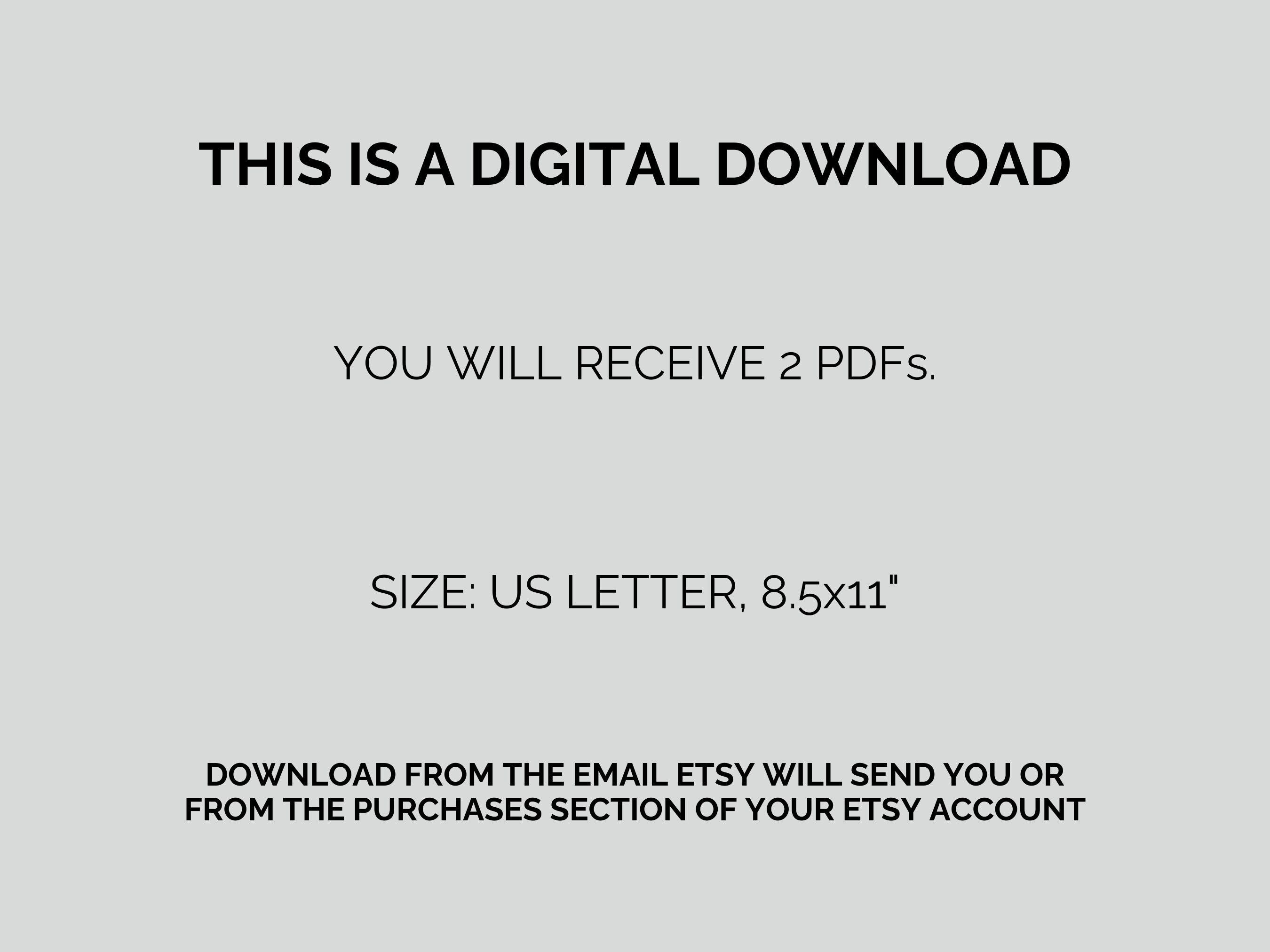 Calendar Printable and Fillable PDF, Daily Planner Printable, Weekly ...