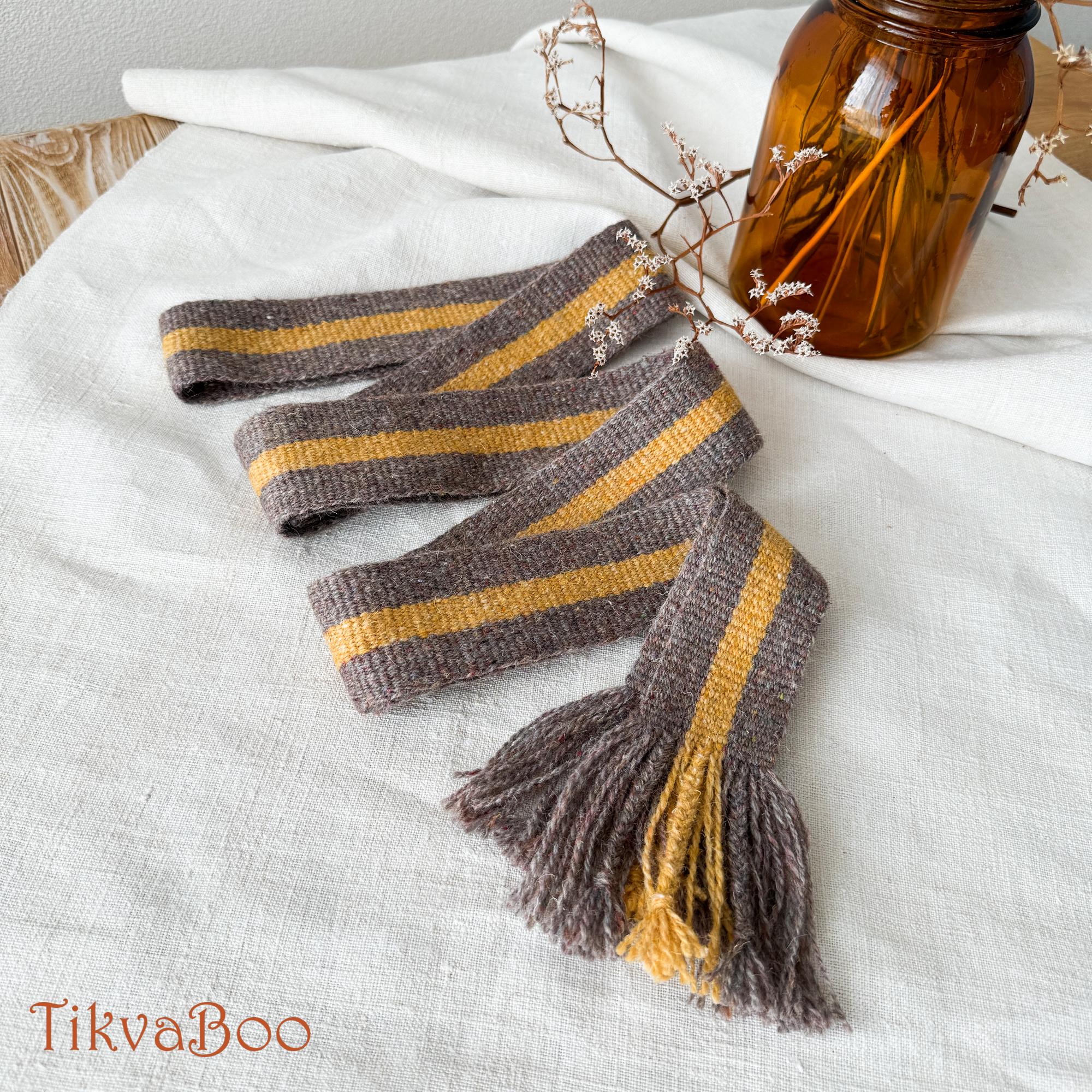 Handwoven Medieval Woolen Belt, Viking Tunic Trim, Rus and Slavic ...