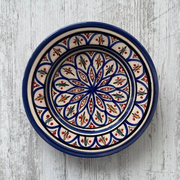 Moroccan Plate - Etsy UK
