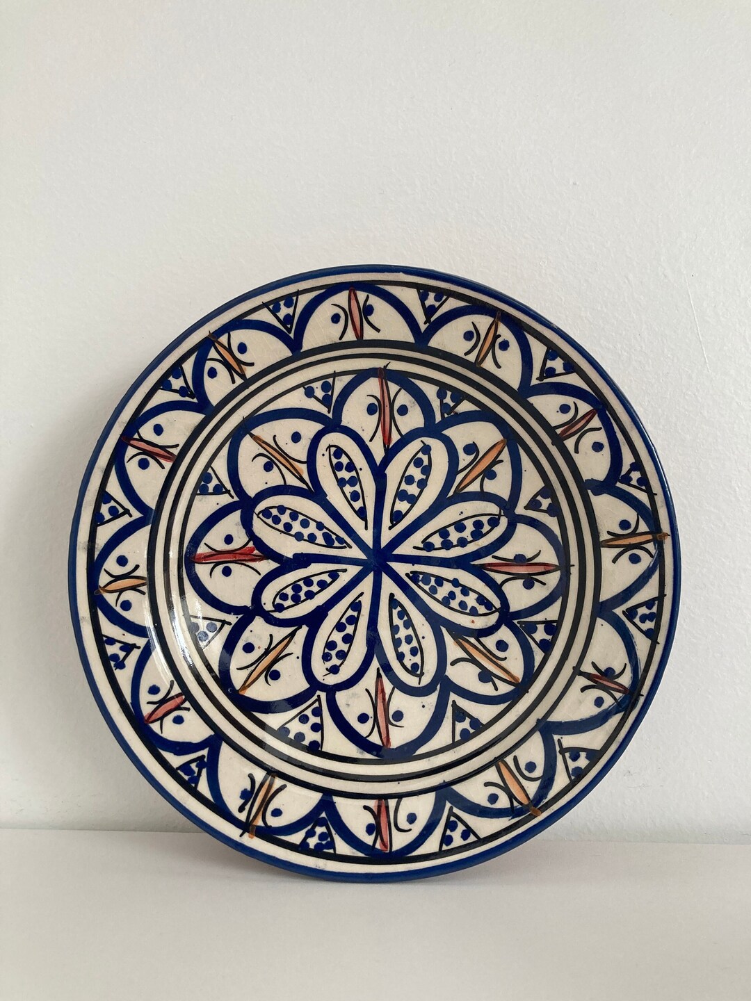 Handmade Moroccan Plate - Etsy