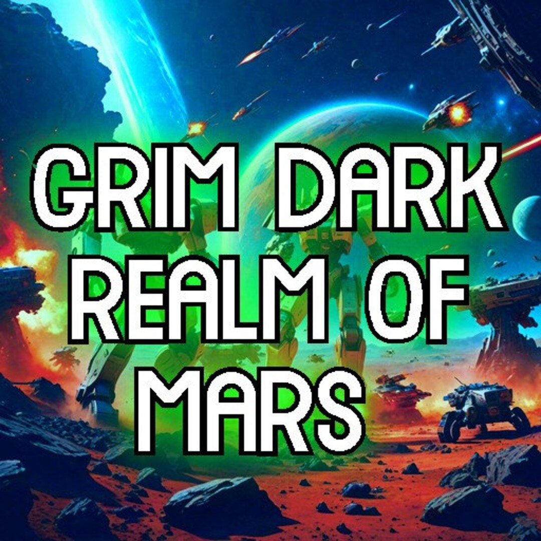 BIG Grim Dark Inspired Realm of Mars Fill Your Robot and Mechanical ...