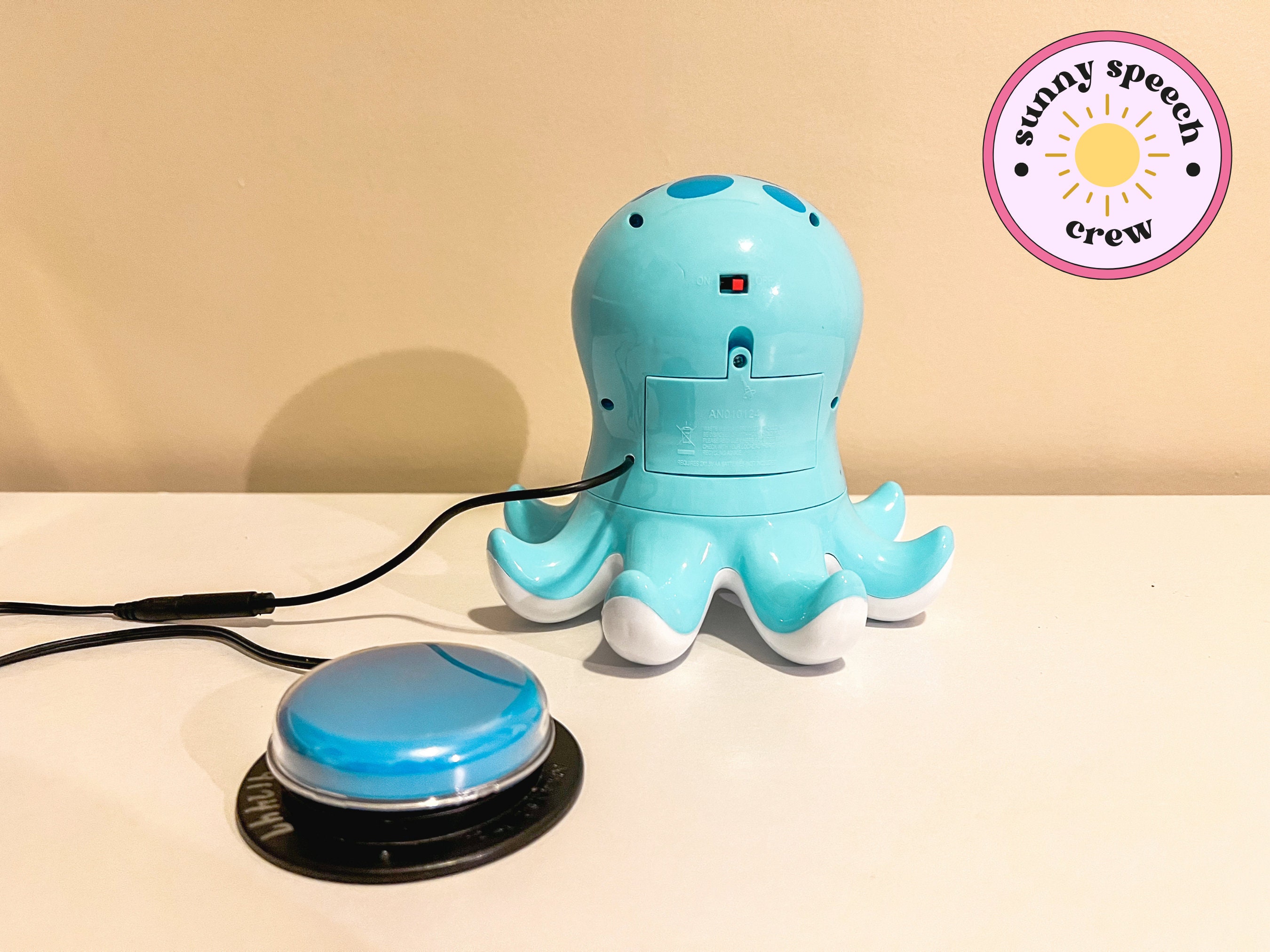 Switch-adapted Bubble Machine Octopus Adapted Toy Assistive Technology Speech Therapy ...