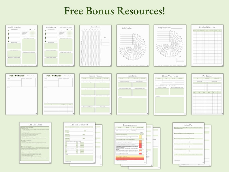 2025-26 Digital Planner for School-based Wellness Professionals - Etsy