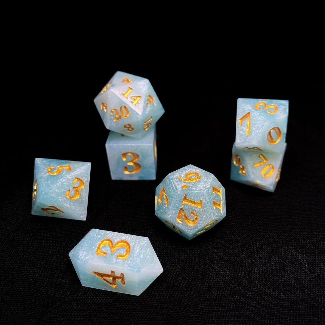 On the Wind, Handmade Resin Dice, DND, RPG, Dungeons and Dragons - Etsy