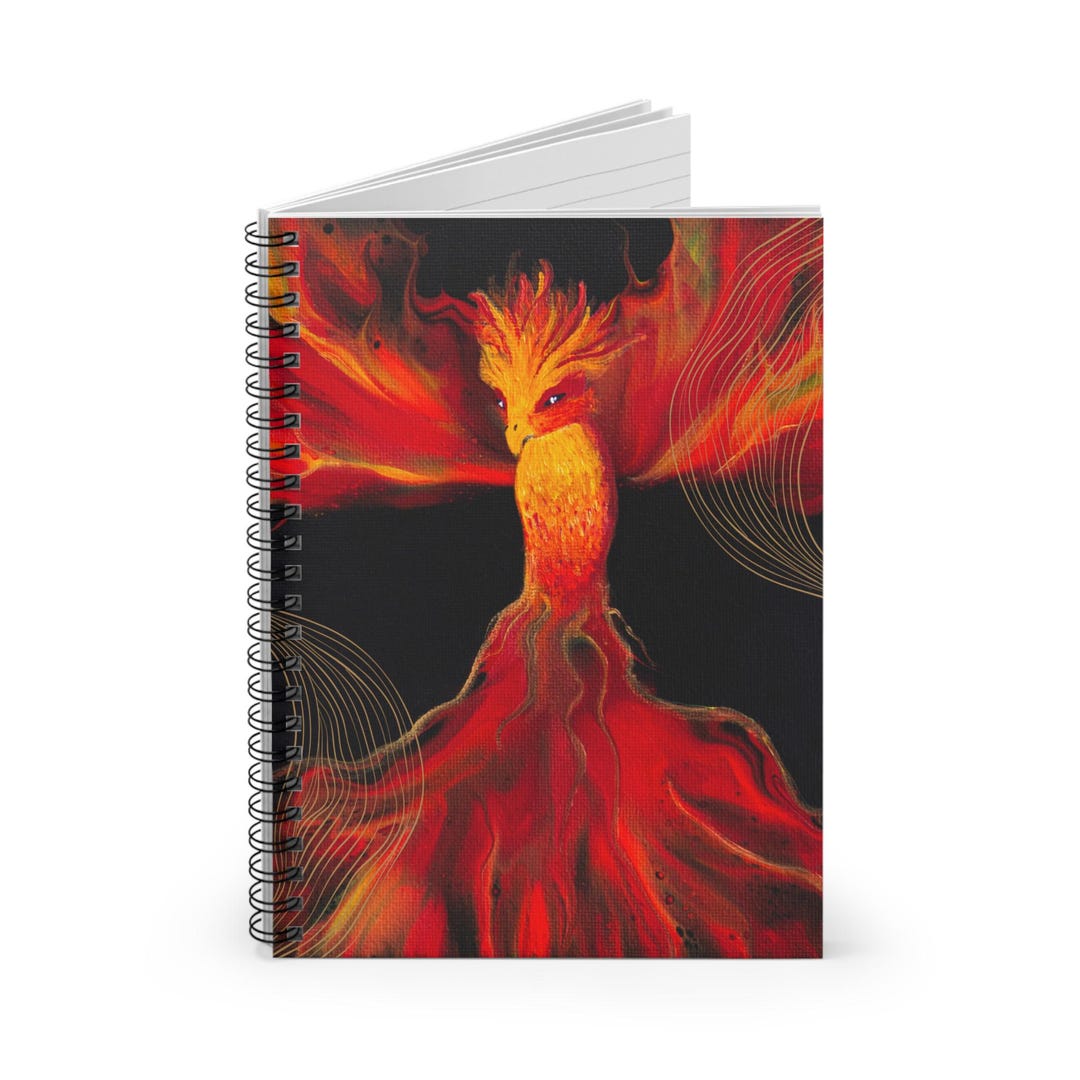 Journal, DND Campaign Notebook, Phoenix Art - Etsy