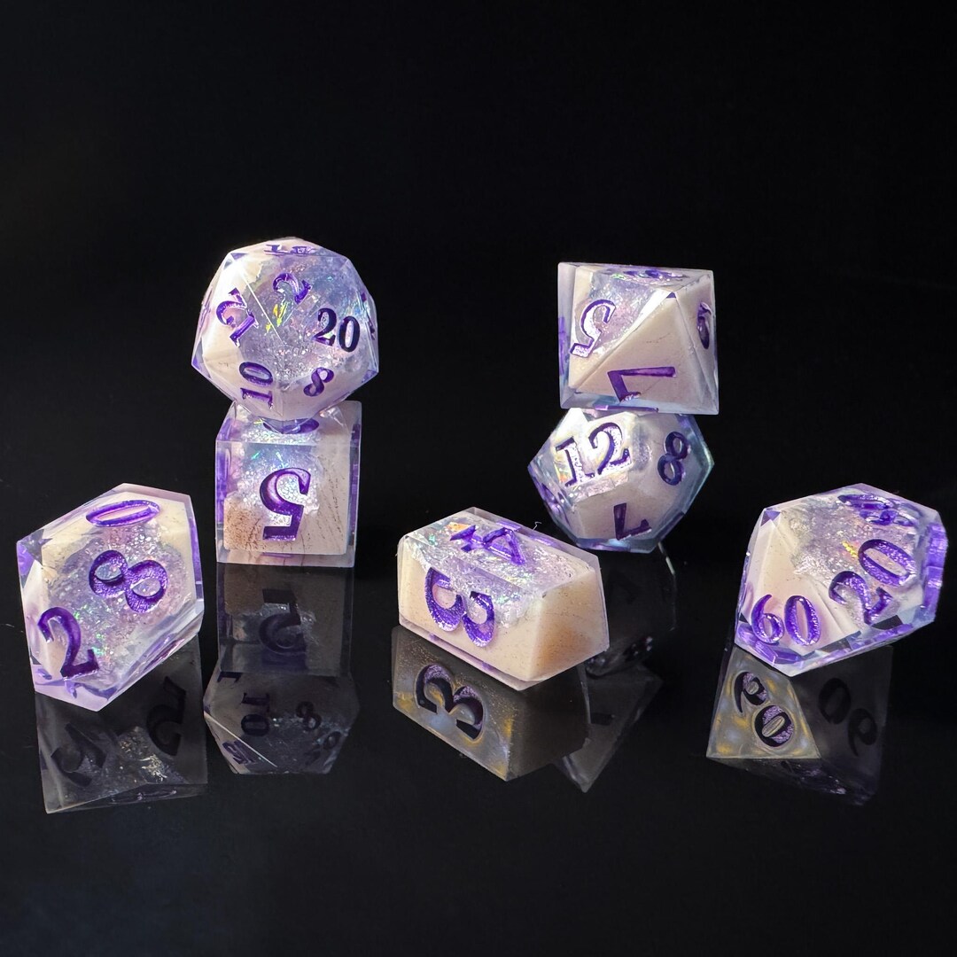 Geode Design, Resin Dice, DND, RPG Dungeons and Dragons - Etsy