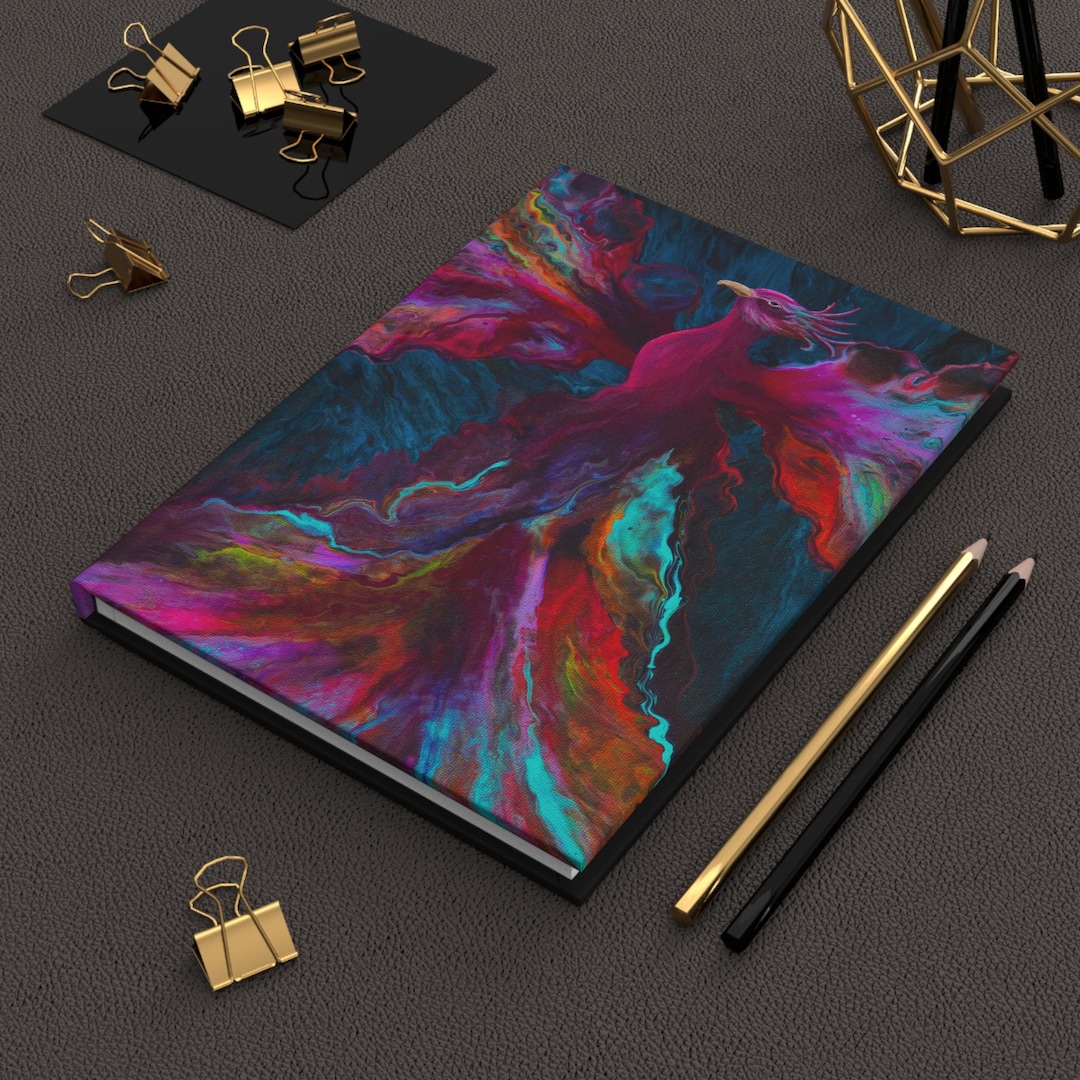 Journal, DND Campaign Notebook, Phoenix Art - Etsy