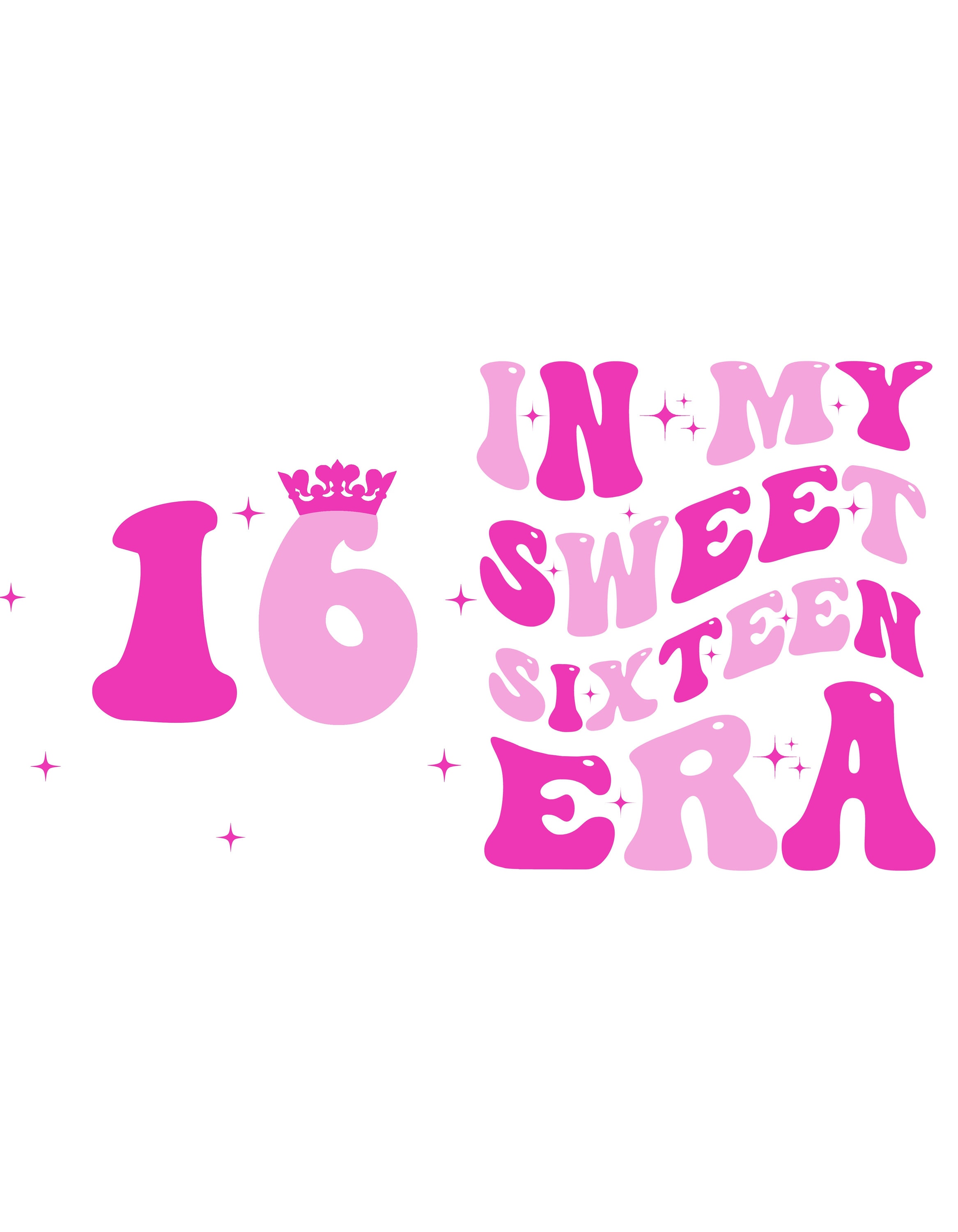 In My Sweet Sixteen Era Svg,png, Girl Sweet Sixteen Era PNG, Sweet ...