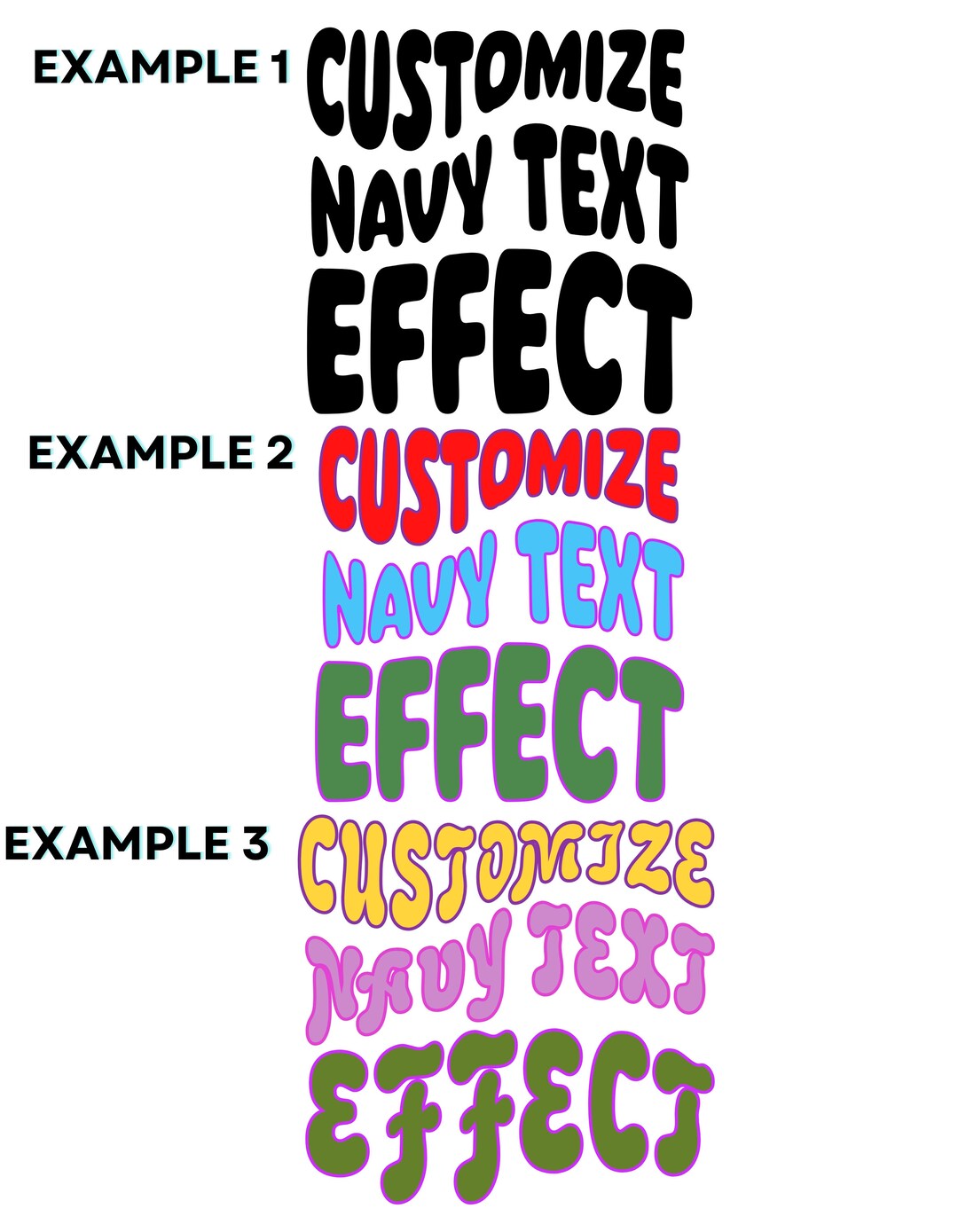 Custom Wavy Text Svg, Custom Wavy Letters Svg, Custom Wavy Font Svg ...