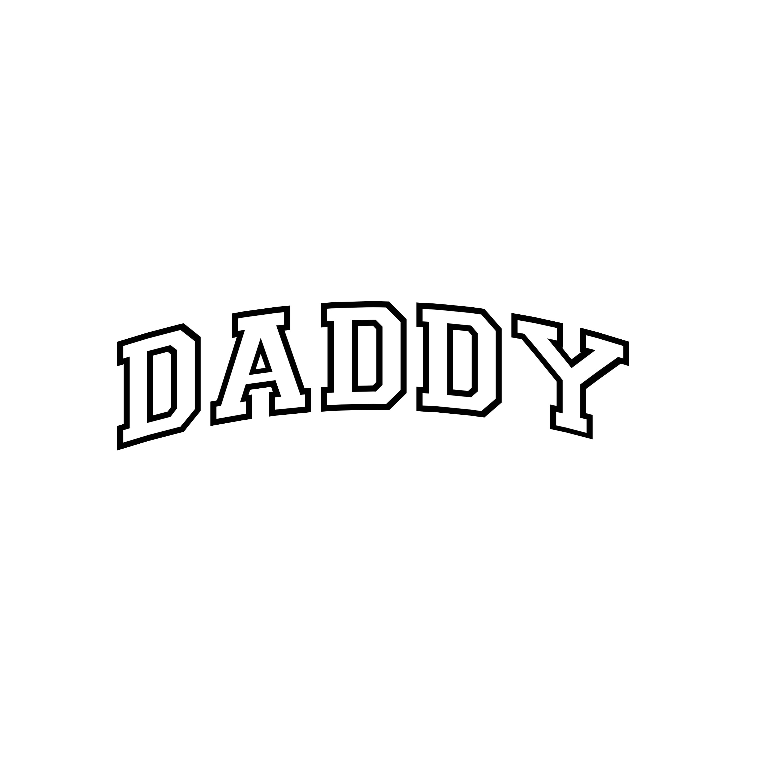 Daddy Varsity Svg Png, Daddy Varsity Curved Svg, Daddy Varsity Letters ...